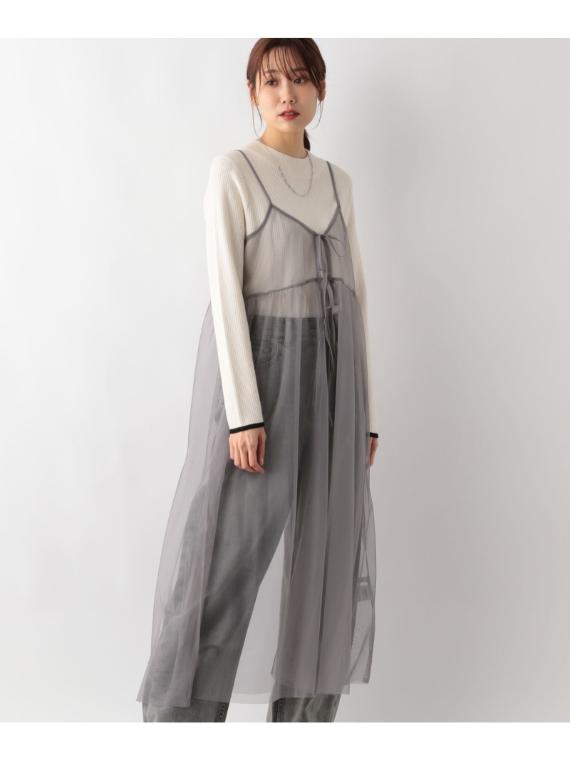 【楽天市場】【SALE／60%OFF】2WAYチュールキャミワンピース/151405 GLOBAL WORK グローバルワーク ワンピース ...