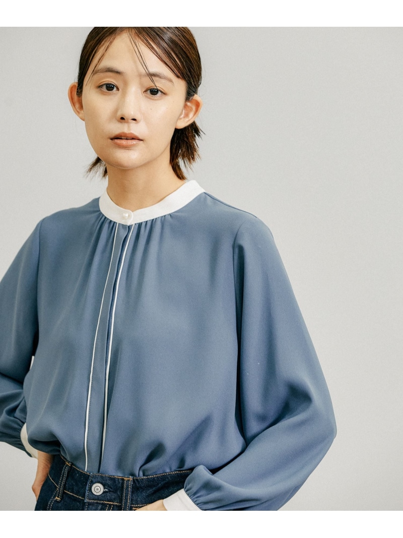 【楽天市場】【SALE／30%OFF】さらさらリラックスパイピング長袖/115541 GLOBAL WORK グローバルワーク トップス ...