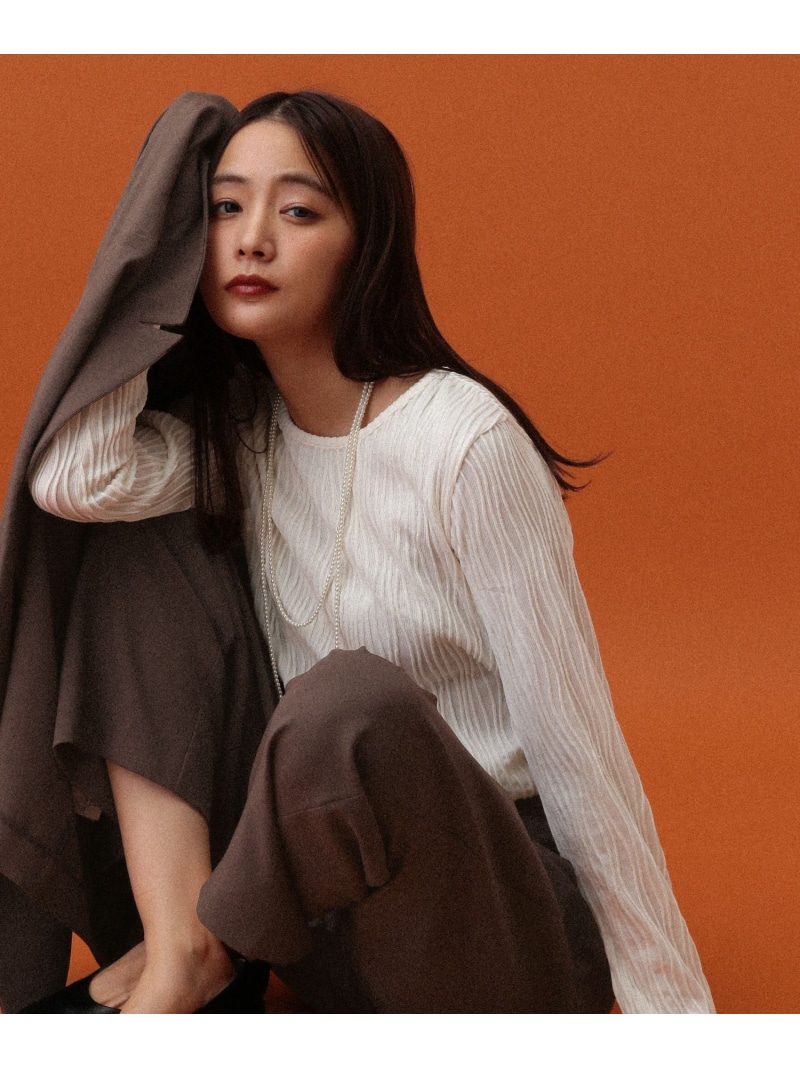 【楽天市場】MATINEE LINE/ナミナミストライプ長袖プルオーバー/583880 GLOBAL WORK グローバルワーク トップス カットソー・Tシャツ ホワイト ブラウン ブラック ...