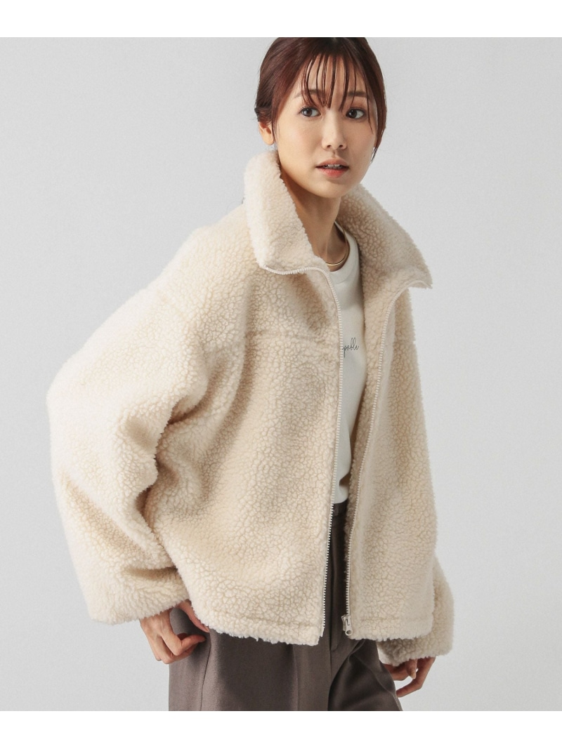 【楽天市場】【SALE／50%OFF】ボアスタンドブルゾン/115435 GLOBAL WORK グローバルワーク ジャケット・アウター ...