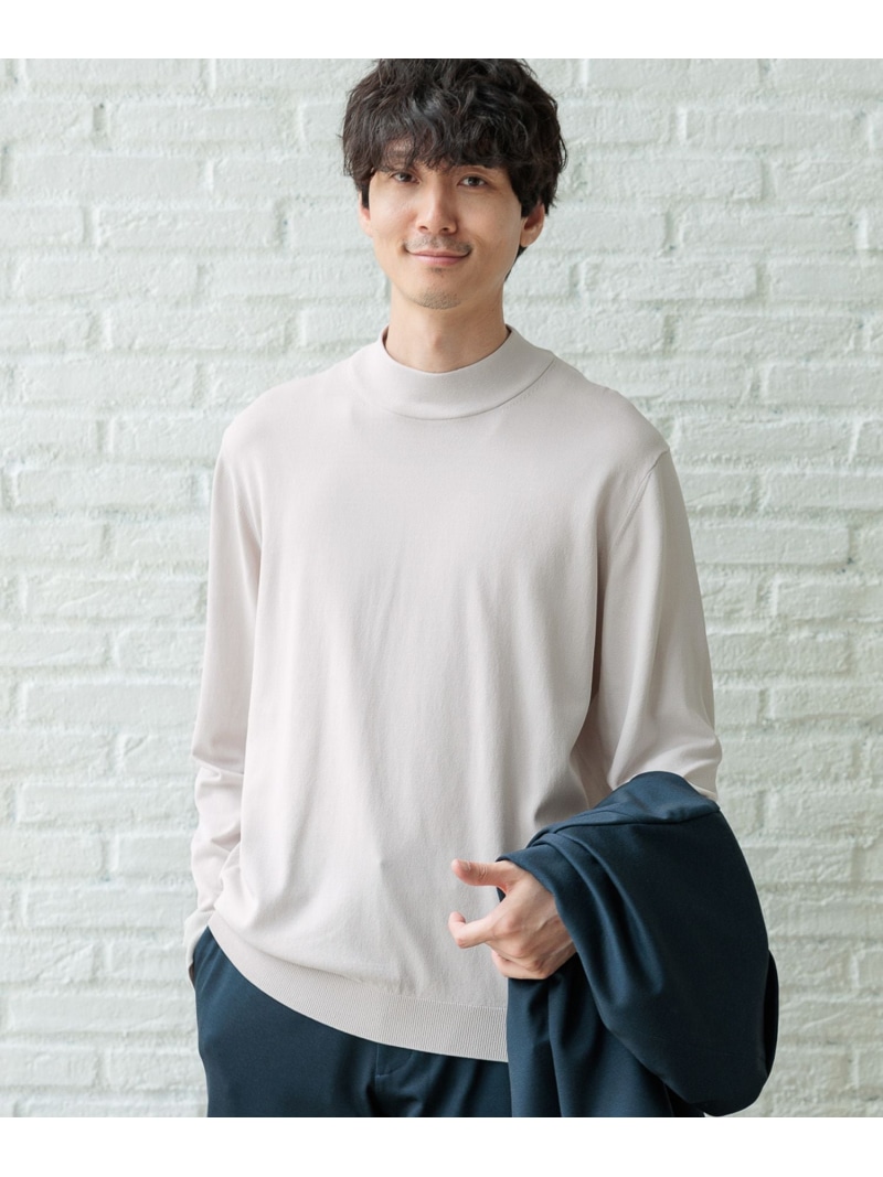 【楽天市場】【SALE／40%OFF】アンチピリングニット/モックネック/116306 GLOBAL WORK グローバルワーク トップス ニット グレー ネイビー ホワイト【RBA_E ...