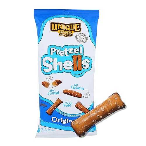 【楽天市場】Unique Snacks Original Pretzel Shells, Delicious Homestyle Baked ...