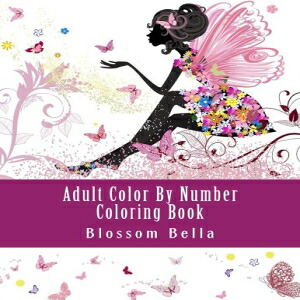 【楽天市場】洋書 Adult Color By Number Coloring Book: Jumbo Mega Coloring By ...