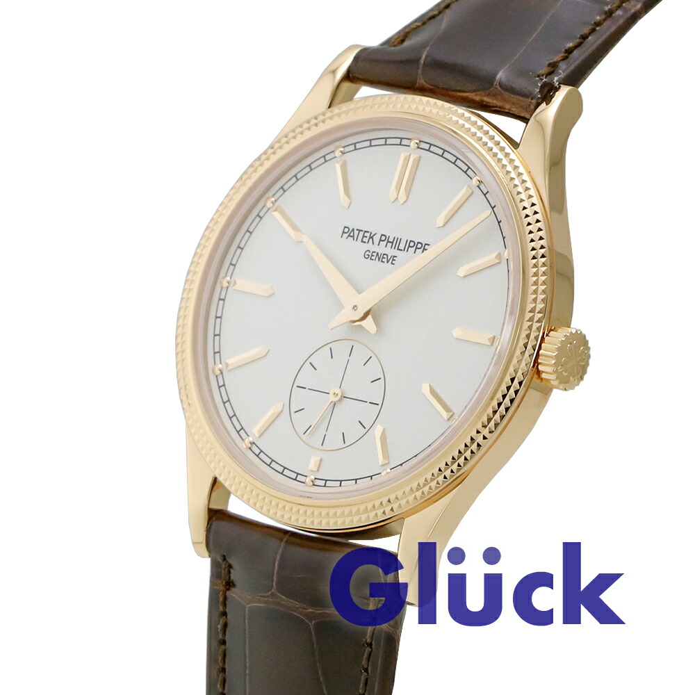 【楽天市場】【新品】PATEK PHILIPPE パテック・フィリップ カラトラバ 6119R-001 シルバーダイアル ローズゴールド 革 ...