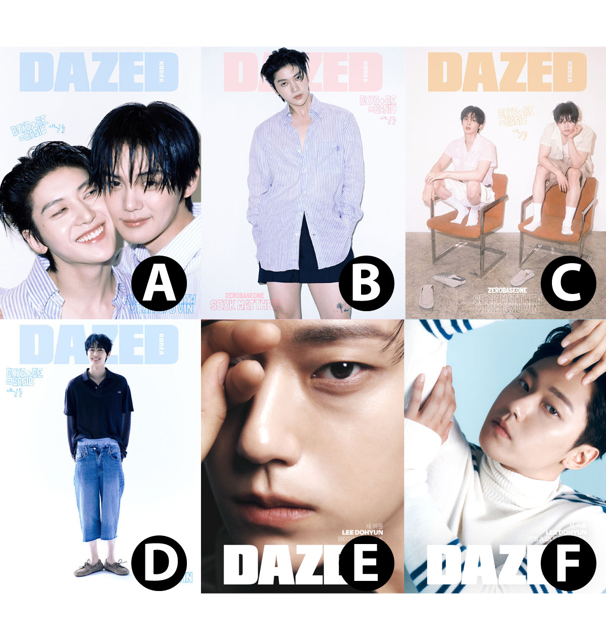 【楽天市場】【VER選択】【当店限定特典付】【和訳付】2025年 7月号 DAZED ZEROBASEONE ZB1 ゼロベースワン ゼベワン ...