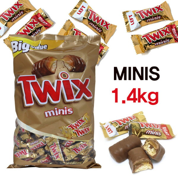 【楽天市場】マーズ ツイックス ミニチョコバー TWIX 1.4kg チョコレートバー 学校おやつ：Gmarket JAPAN