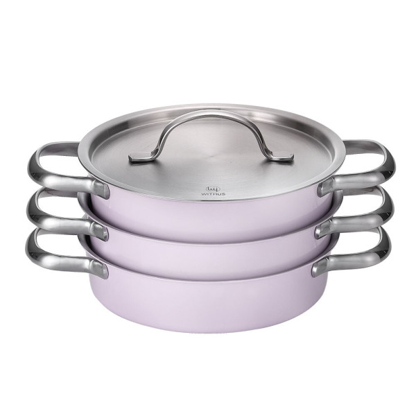 【楽天市場】PN豊年 ウィザーズ 重ねIH 鍋 セット 18cm (ラベンダー) ホームパーティーおすすめ：Gmarket JAPAN