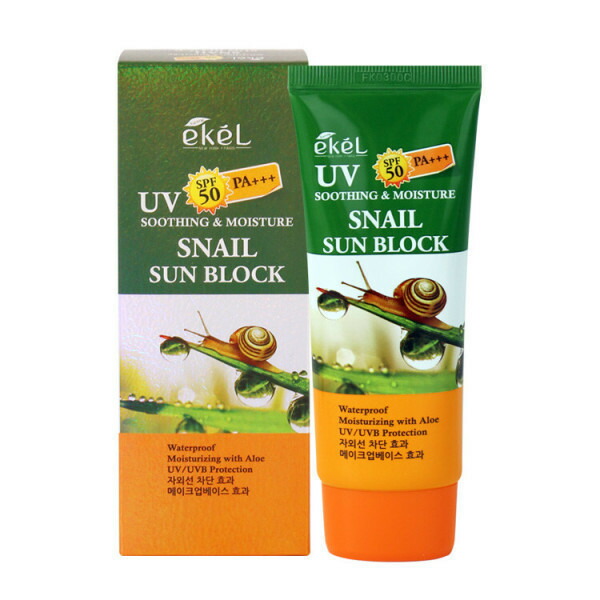 【楽天市場】Ekel/Sunblock/SPF50/PA+++/70ml/Snail/Sunscreen Cream：Gmarket JAPAN