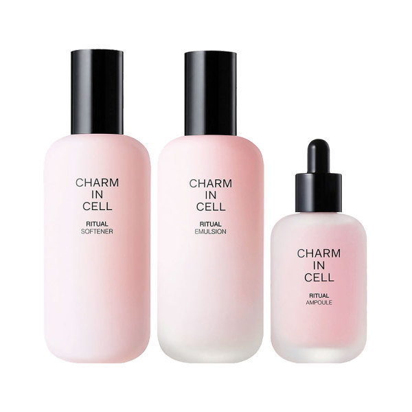 【楽天市場】CHARMZONE/Ampoule/3-Item Set/One Piece/Skin/Lotion/Elasticity ...