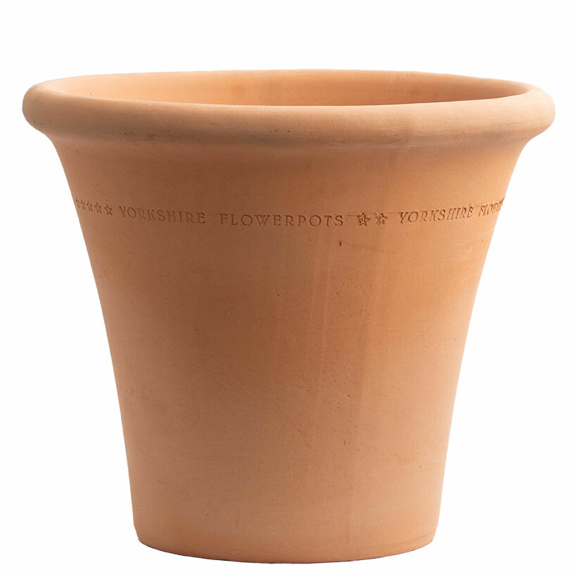 【楽天市場】英国製 テラコッタ 植木鉢 大型 Large Flowerpot ラージ フラワーポット 直径52cm Yorkshire ...