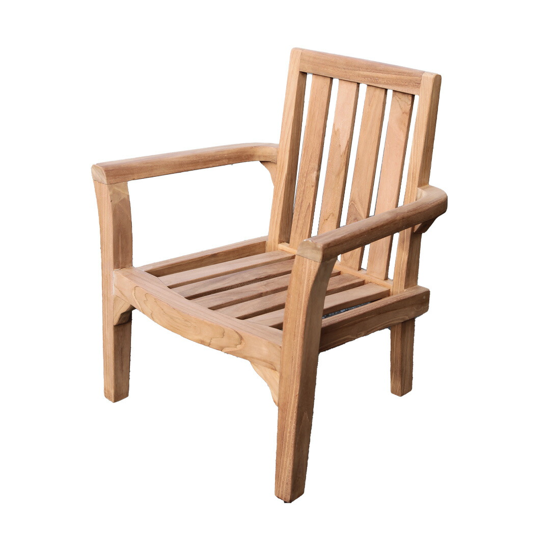 【楽天市場】屋外向け チーク材ファニチャー ガーデンスツール スタッキングローチェア 36715 ジャービス商事 メーカー直送・代金引換不可 ...