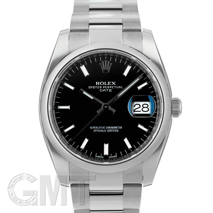 【楽天市場】ロレックス オイスターパーペチュアル&デイト Ref.115200 ブラック ROLEX PERPETUAL 【新品】【腕時計 ...