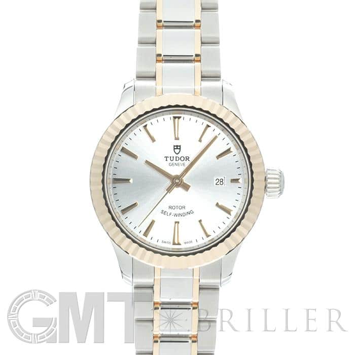 【楽天市場】チューダー スタイル 12113-65013 シルバー 28mm イエローゴールドベゼル TUDOR 新品レディース 腕時計 送料 ...