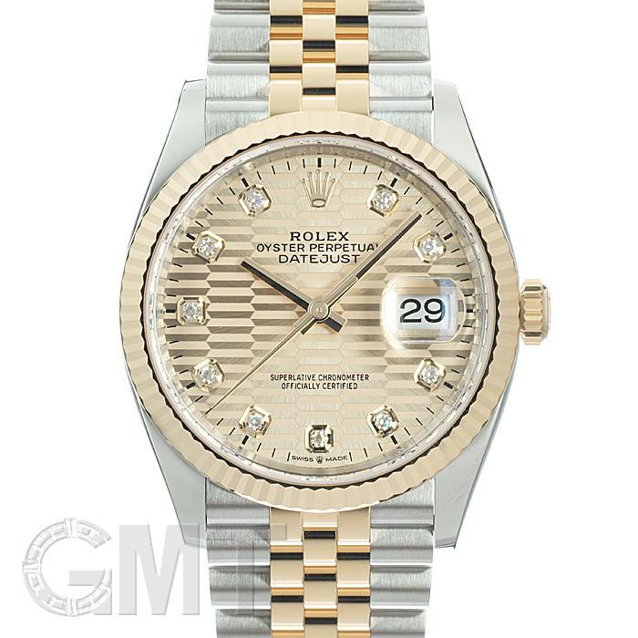 【楽天市場】ロレックス デイトジャスト36 126233G シャンパンフルーテッド【未使用品】保証書2022年 付属品完品 ROLEX 未使用 ...