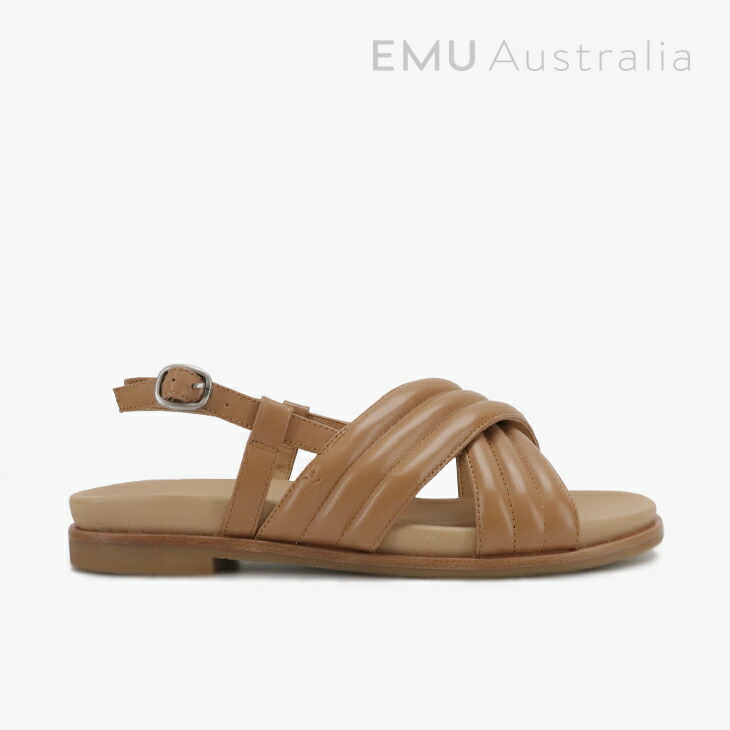 楽天市場】・EMU｜W Ikara/ エミュー/イカラ レザー スライド サンダル