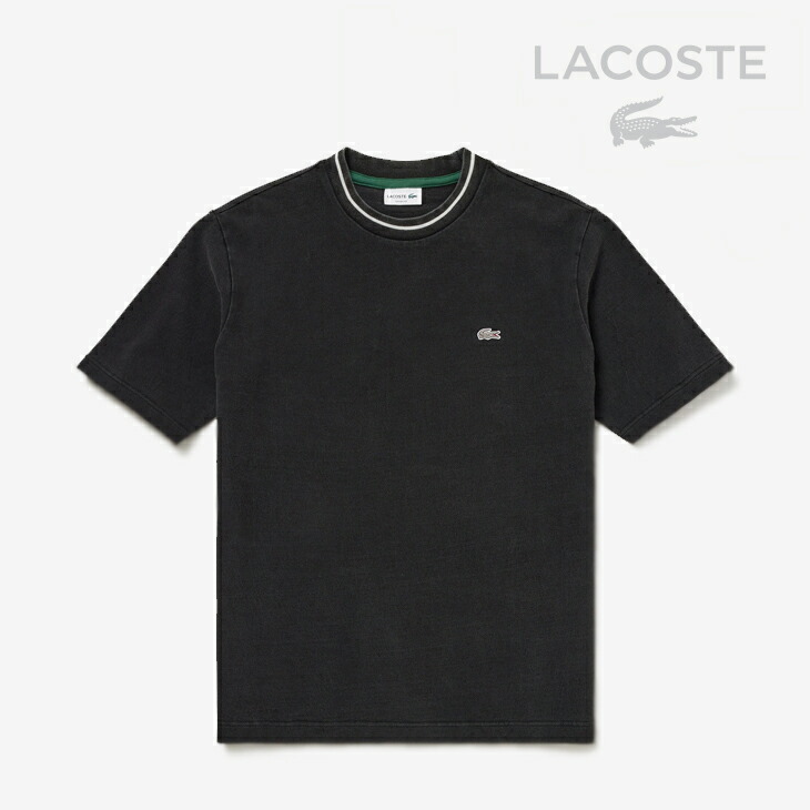 楽天市場】・LACOSTE｜Washed Effect Heavy Jersey T-Shirt/ ラコステ