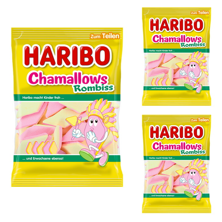 【楽天市場】HARIBO ハリボー マシュマロ ロムビス 225g 3個：GoBuyKOREA
