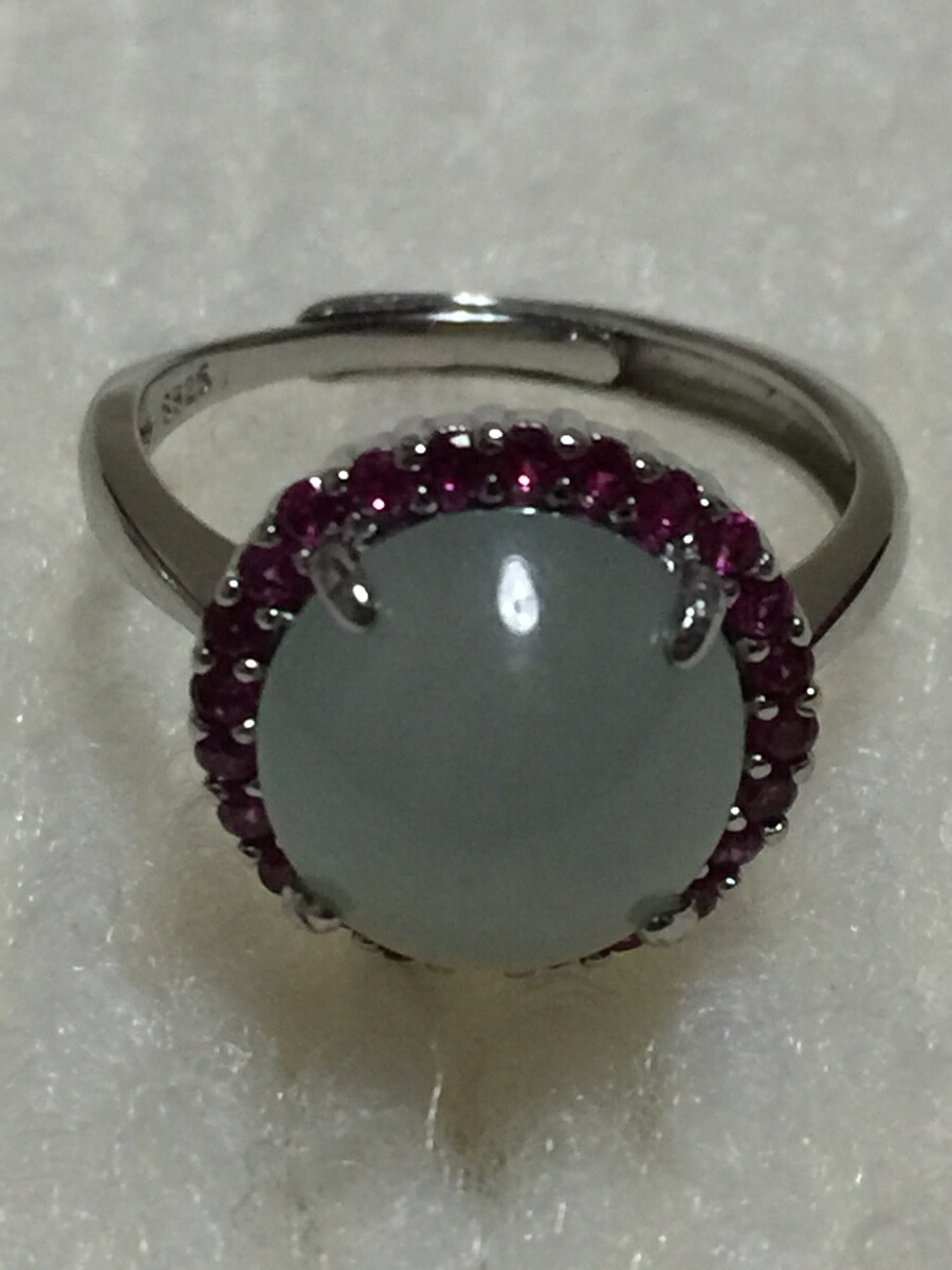 【楽天市場】指輪ホワイトミャンマー本翡翠：チアキ商店