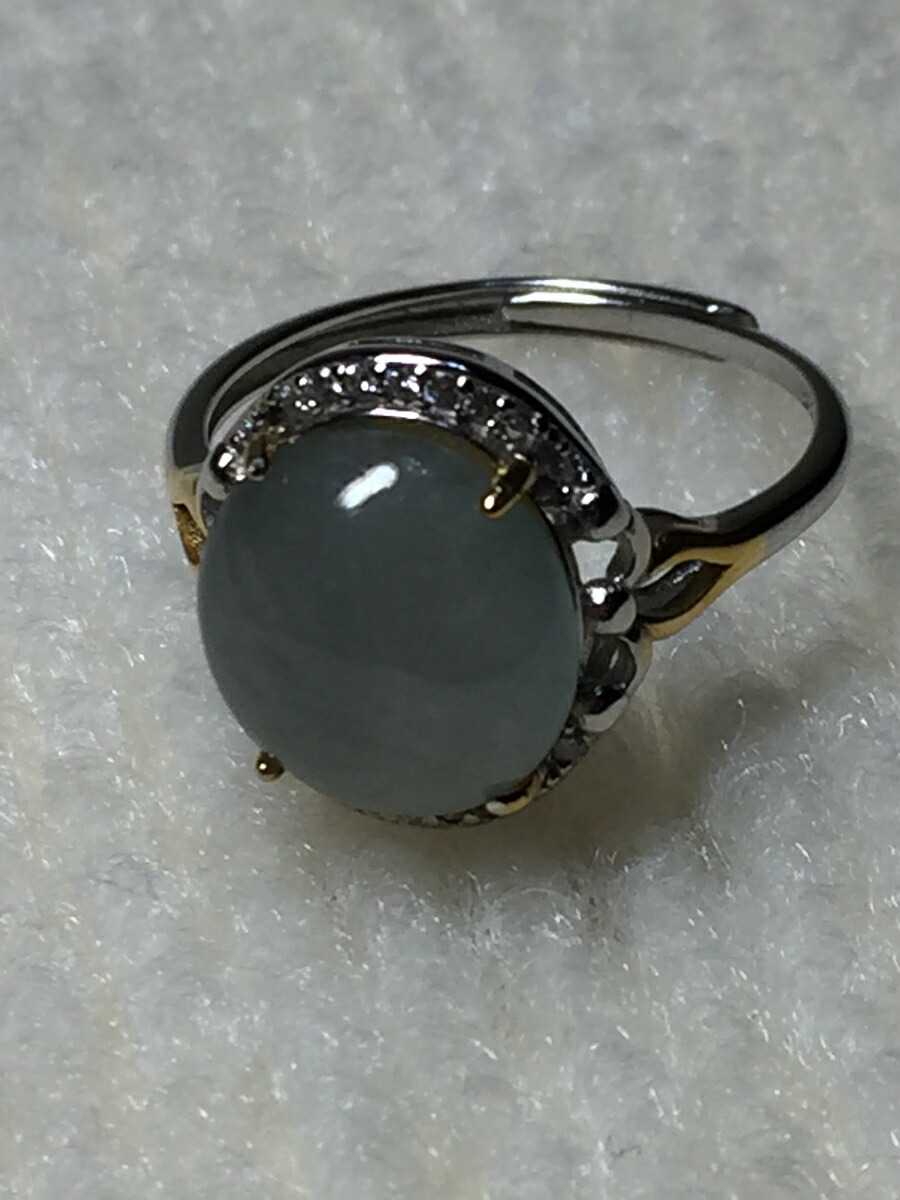 【楽天市場】指輪ホワイトミャンマー本翡翠：チアキ商店