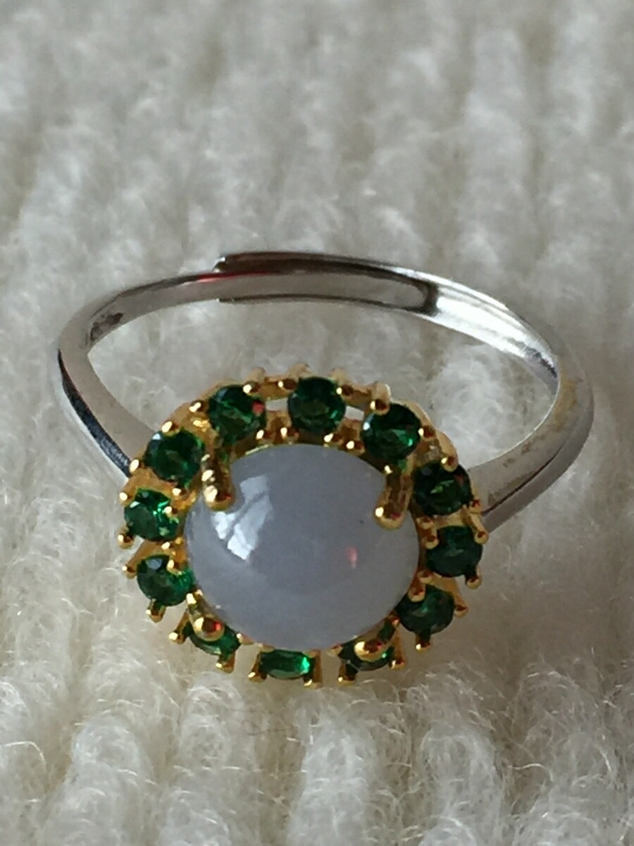 【楽天市場】指輪紫色ミャンマー本翡翠石：チアキ商店