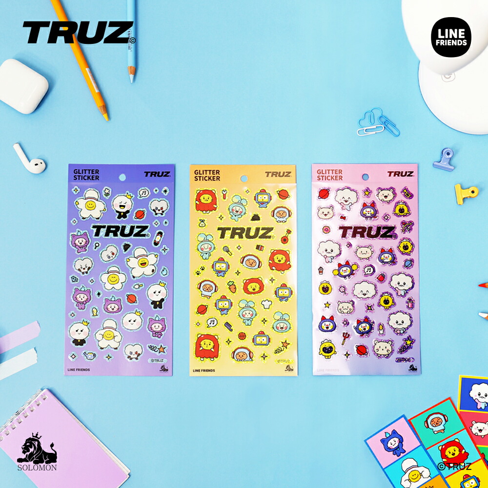 【楽天市場】【：30%OFF SALE：】 【TRUZ グリッターステッカー】GLITTER STICKER デコシール スマホデコ シール ...