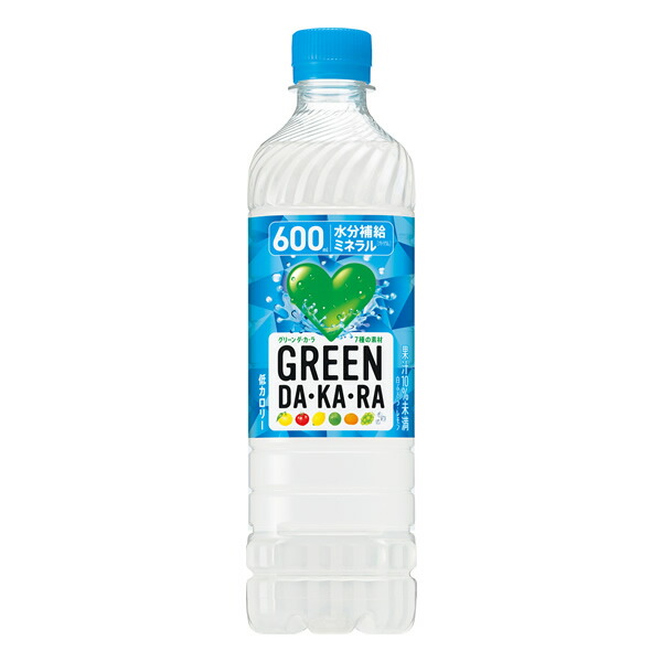 【楽天市場】サントリー GREEN DA・KA・RA 600mlPET 24本入×2ケース：ごくすぽ