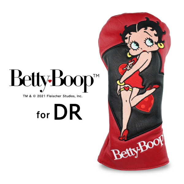 【楽天市場】Betty Boop ベティー ブープ ヘッドカバー DR ドライバー用 460cc対応 OHC0062 合成皮革 刺繍 ...