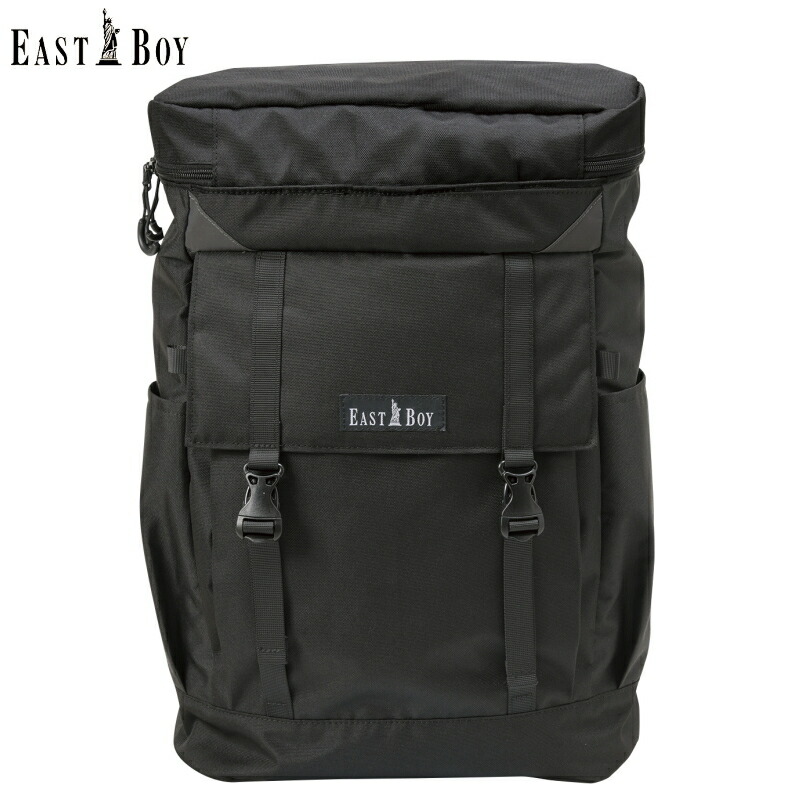 【楽天市場】【EAST BOY】 フラップパック 容量32L ブラック 通学リュック ★送料無料★ ディパック デイバッグ リュックサック：学生ショップ一番街 楽天市場店