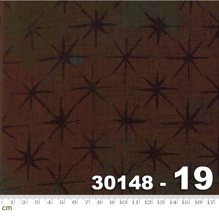 【楽天市場】【Moda モダ】Grunge Seeing Stars-30148-19(2E-09) ブラウン系 テクスチャ柄 星柄 ...