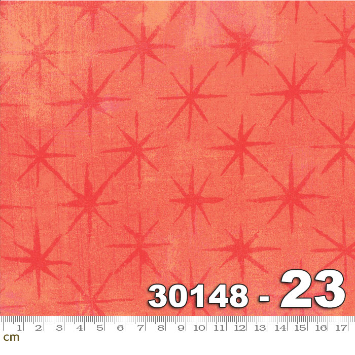 【楽天市場】【Moda モダ】Grunge Seeing Stars-30148-23(2E-09) オレンジ系 テクスチャ柄 星柄 ...