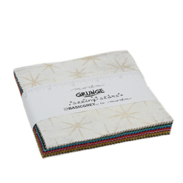 【楽天市場】【Moda モダ】Grunge Seeing Stars-30148PP テクスチャ柄 星柄 ヴィンテージ風 プレカット カット ...