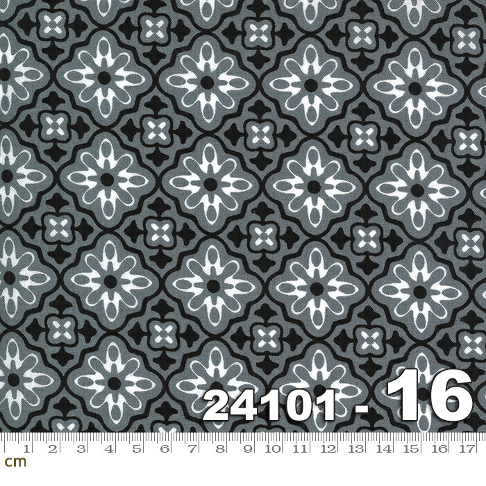 【楽天市場】【Moda モダ】Midnight Magic 2-24101-16(2E-04) ダマスク柄 グレー系 ハロウィン シック ...