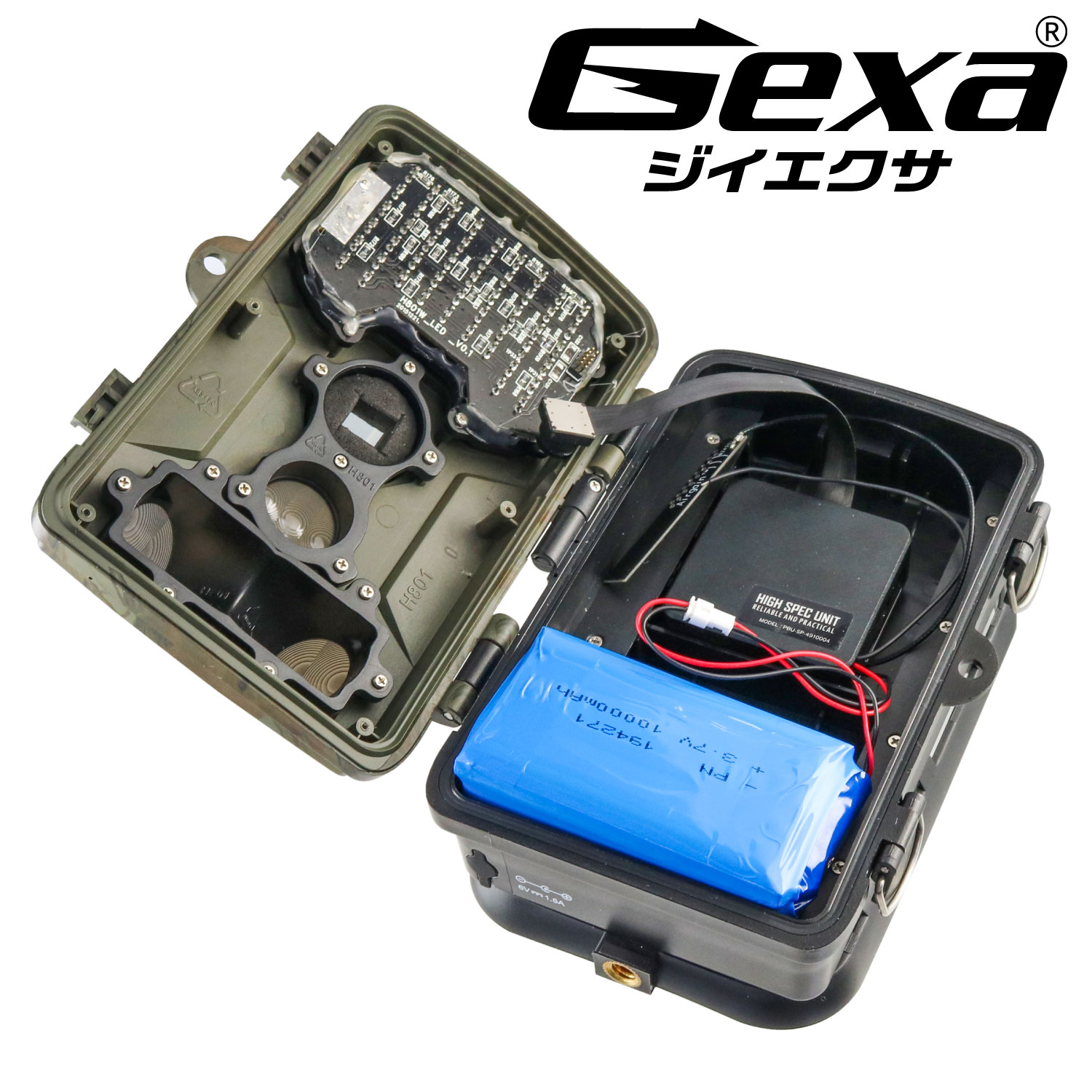 【楽天市場】Gexa(ジイエクサ) 小型カメラ 防水ケース 基板ユニット 自作ユニット 屋外 防塵防水 GA-031：アルバクラブ