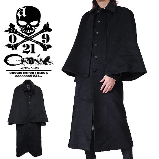 【楽天市場】トンビコート メンズ V系 コート メンズ モード系 ロングコート メンズ ウールコート メンズ 和装 コート メンズ ケープ ...