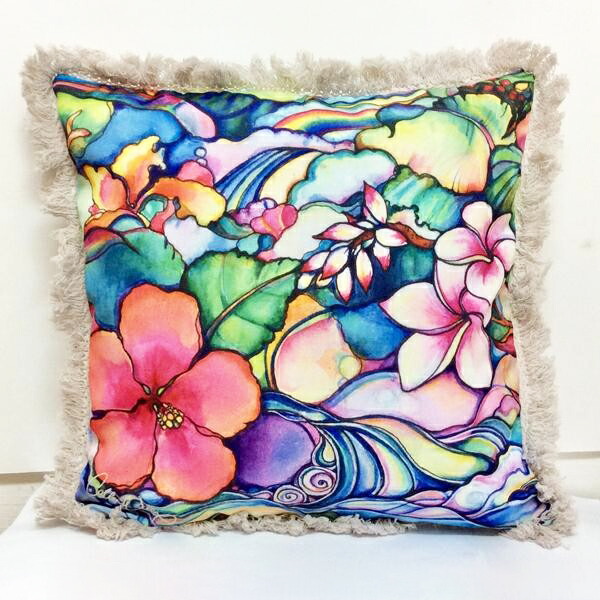 【楽天市場】クッションカバー Colleen Wilcox（コリーン ウィルコックス） ＜Island Style（アイランド スタイル ...