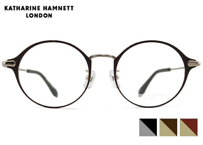 【楽天市場】キャサリン・ハムネット KATHARINE HAMNETT 9195 3color 日本製 伊達 度付き チタン メンズ ...