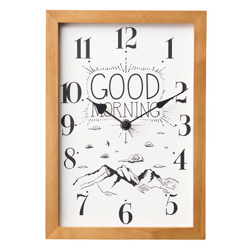 【楽天市場】GOOD MORNING ＆ GOOD NIGHT CLOCK （グッドモーニング ＆ グッドナイト クロック） CL-1692 ...
