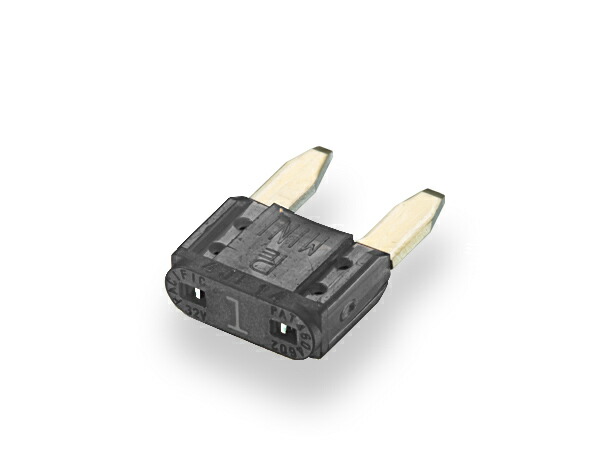 【楽天市場】ブレード型ミニヒュ−ズ1A黒色/BFMN-1A：株式会社配線コム 楽天市場店