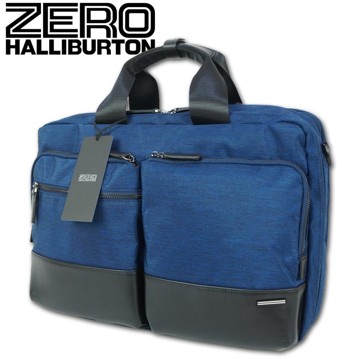 【楽天市場】ゼロハリバートン ZERO HALLIBURTON ビジネスバッグ メンズ ネイビー 紺 B4 2WAY ブリーフケース 3方開き ...
