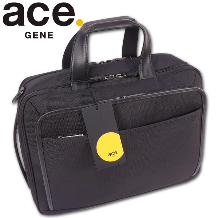 【楽天市場】エースジーン ace. GENE 2WAY ビジネスバッグ EVL-3.0 メンズ ブラック 黒 A4 エキスパンダブル機能 2WAY 13インチPC収納 2気室 ブリーフケース ...