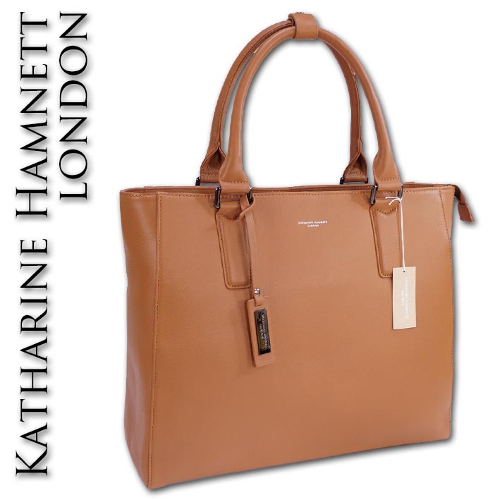 【楽天市場】キャサリンハムネットロンドン KATHARINE HAMNETT LONDON オールレザー トートバッグ メンズ レディース ...