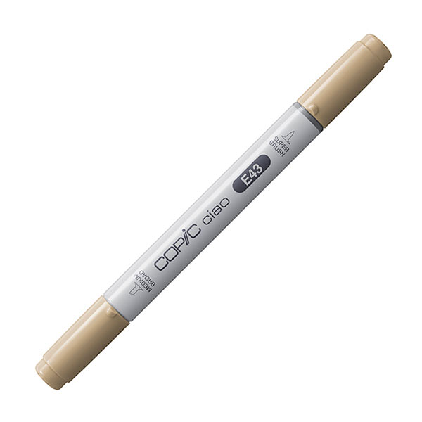 【楽天市場】コピックチャオ E43 1本 単品 ダル・アイボリー Dull Ivory COPIC ciao マーカー コミック 漫画 ...