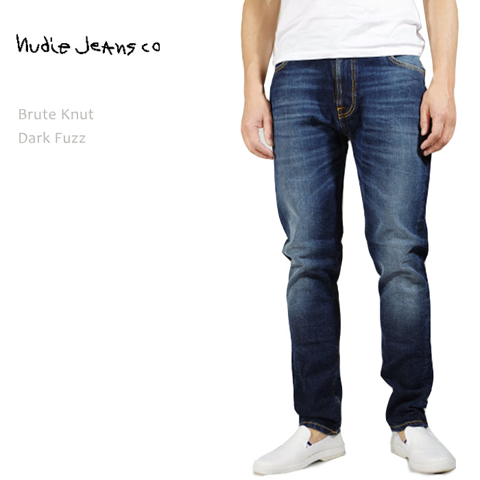 【楽天市場】【SALE】 NUDIE JEANS ヌーディージーンズ BRUTE KNUT Dark Fuzz ヌーディージーンズコンフォート ...