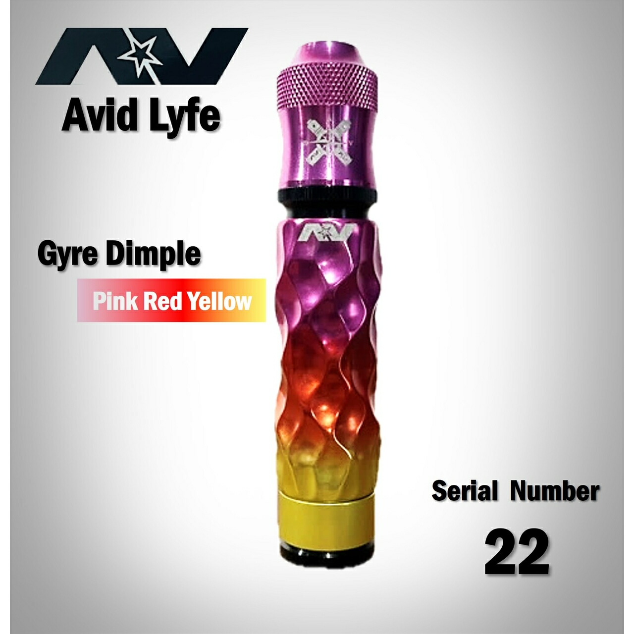 【楽天市場】【正規品】Avid Lyfe Gyre Dimple CapSet No.22 メカニカル チューブ モッド キャップセット ...