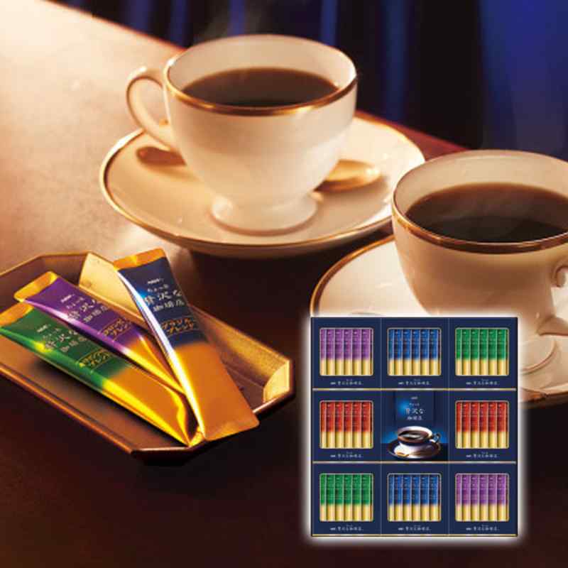 【楽天市場】【お返し好適品】AGF ちょっと贅沢な珈琲店スティックブラックギフト ZST-30Y：カタログギフトジャパン