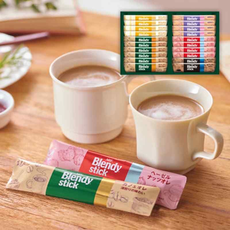 【楽天市場】【お返し好適品】AGF ブレンディスティック カフェオレコレクション BST-15A：カタログギフトジャパン