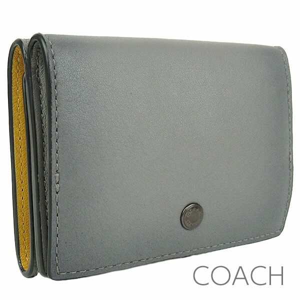 【楽天市場】コーチ COACH 財布 メンズ レディース 三つ折り財布 レザー 【送料無料】 ブランド コーチ正規品販売店 直営アウトレット店 ...