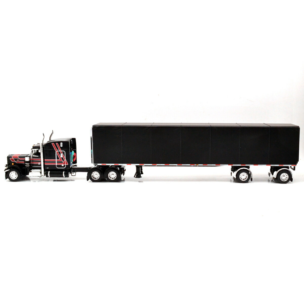 【楽天市場】Diecast Promotions DCP PETERBILT 359 W/UTILLITY ROLL TRAP TRAILER ...