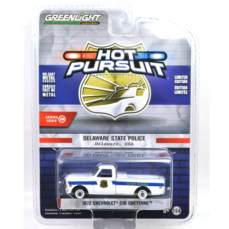 【楽天市場】GREENLIGHT 1972 CHEVROLET C10 CHEYENNE - DELAWARE STATE POLICE ...