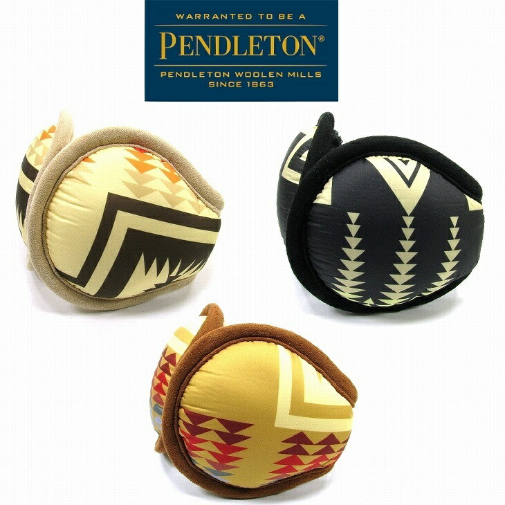 【楽天市場】【送料無料】【MEN'S & WOMEN'S】PENDLETON ペンドルトン PENDLETON EAR MUFF イヤ−マフ ...